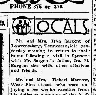 Spencer Daily Reporter Newspaper Archives