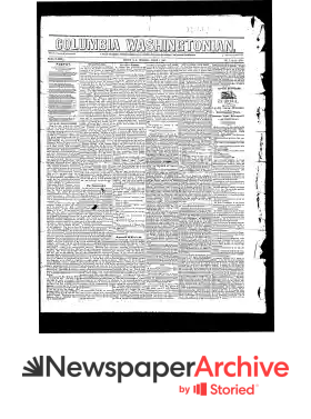 Hudson Columbia Washingtonian, Aug 2, 1849, p. 1