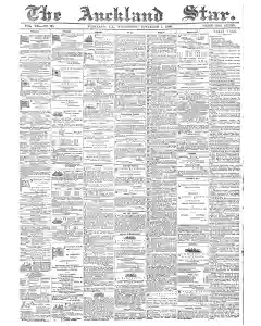 Auckland Star, Nov 7, 1888, p. 1 | NewspaperArchive